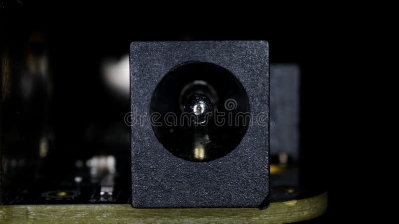 Small Black Audio Port on the Motherboard Stock Photo - Image of ...
