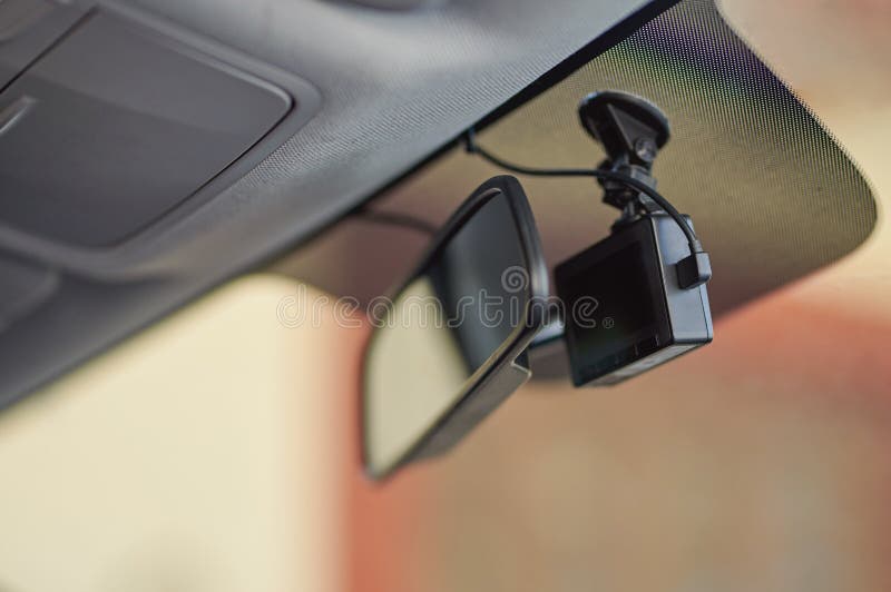 Small black car camera stock image. Image of security - 176387159