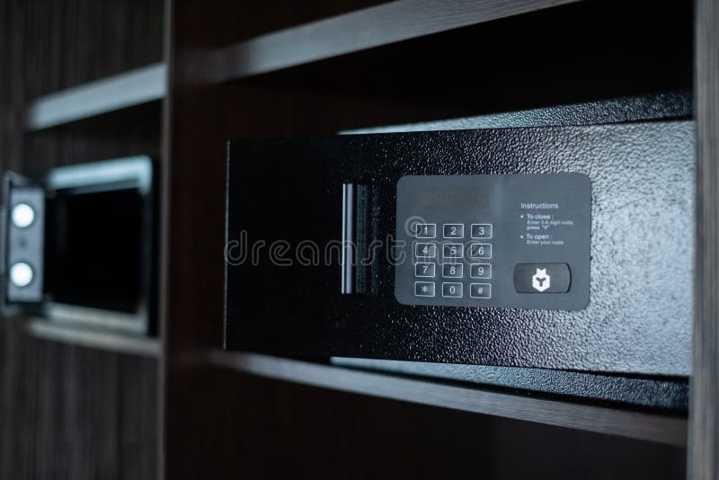 Small black safe stock photo. Image of numbers, safety - 195009352