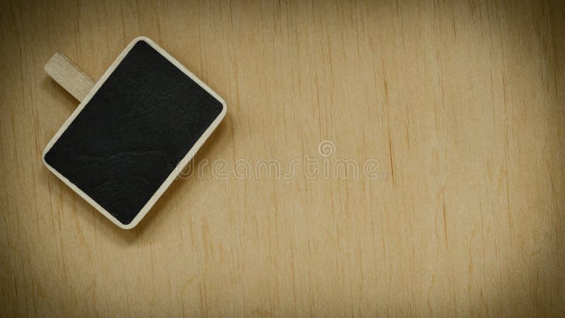 Small Blackboard Board with Space for Text Stock Photo - Image of slate ...