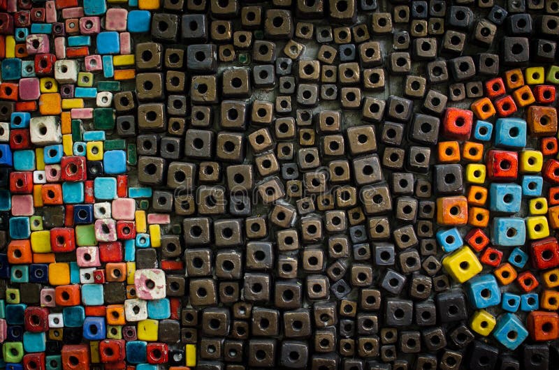 Small Block of Colorfull Ceramic Laying for Backgound Stock Image ...