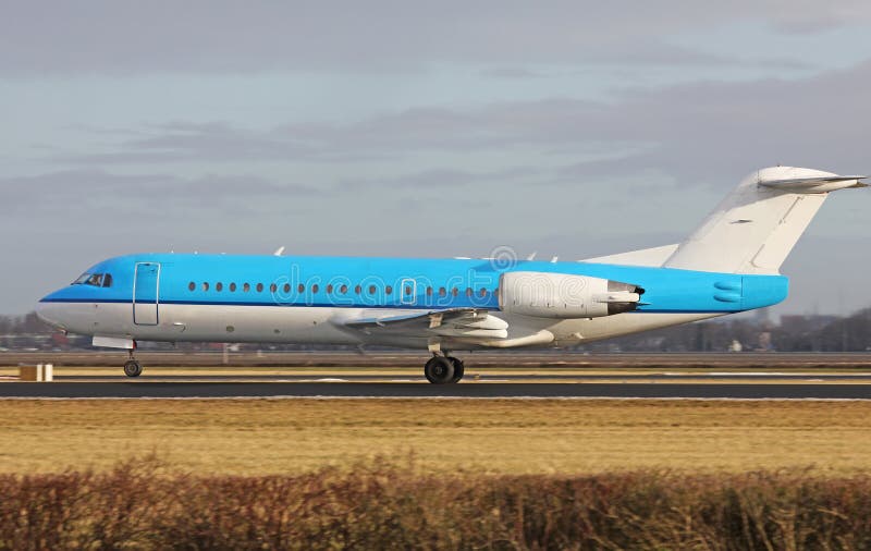 Plane taking off stock image. Image of blue, flight, aviation - 9747263