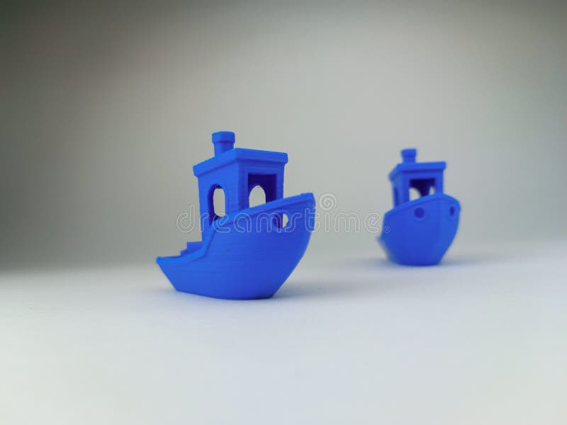 Small Blue Ships Close Up on White Background - Toy Kids Stock Photo ...