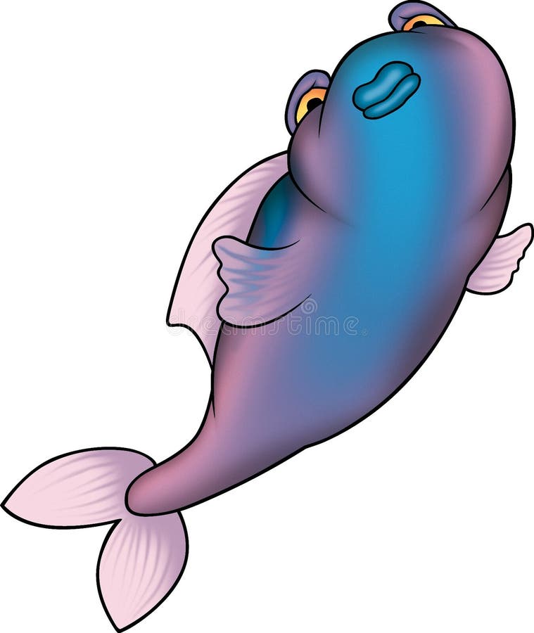 Blue fish 1 stock illustration. Illustration of fishing - 17224644