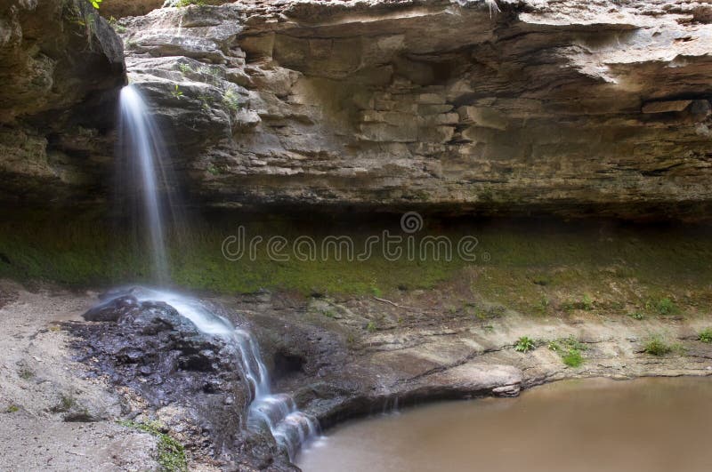 Small Blurred Waterfall Picture. Image: 3138872