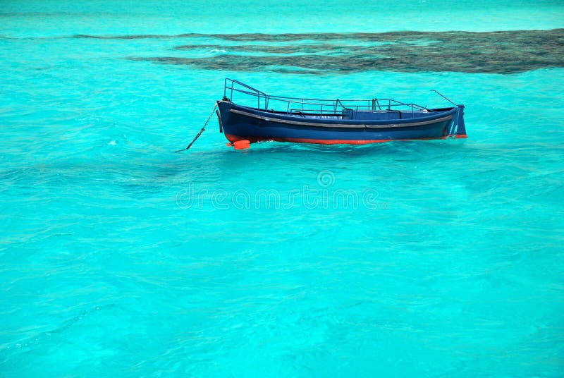Small Boat stock photo. Image of azure, tourist, fishing - 23811924