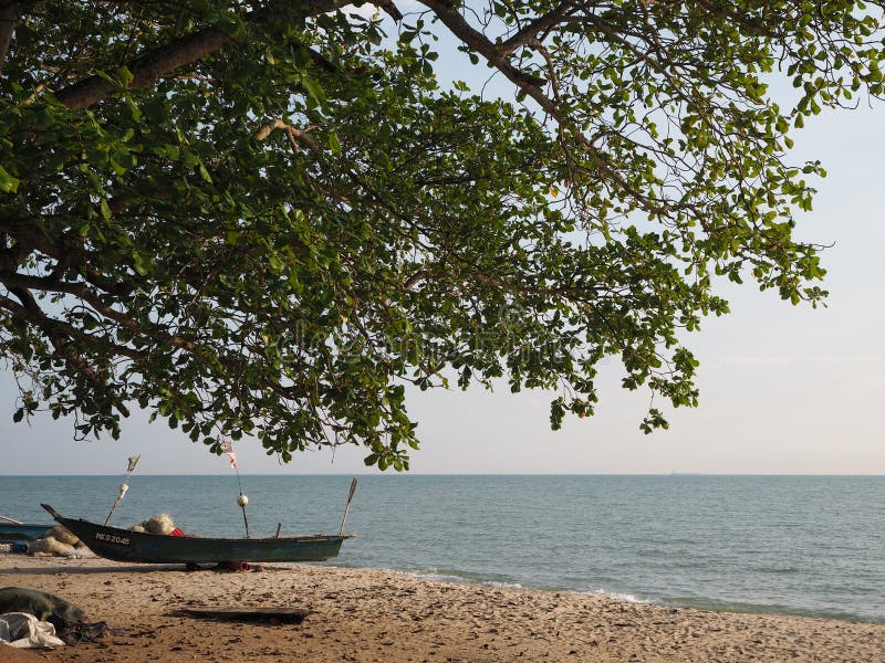 Man on the Beach Under the Shower. Rhodes Island Editorial Photo ...