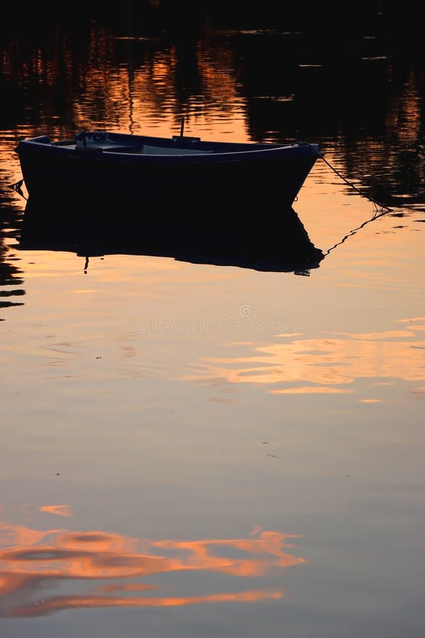 Boat at Sunset stock photo. Image of nature, sunlight - 272569376