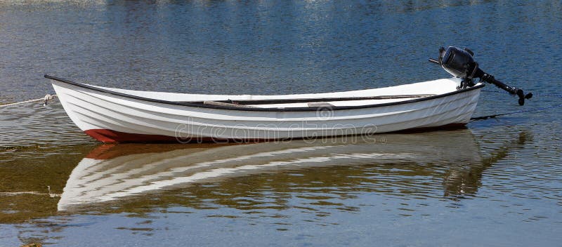 Small boat stock image. Image of small, vessel, lake - 155674099