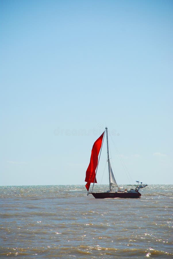 Small boat at sea stock photo. Image of travel, sailing - 12789642