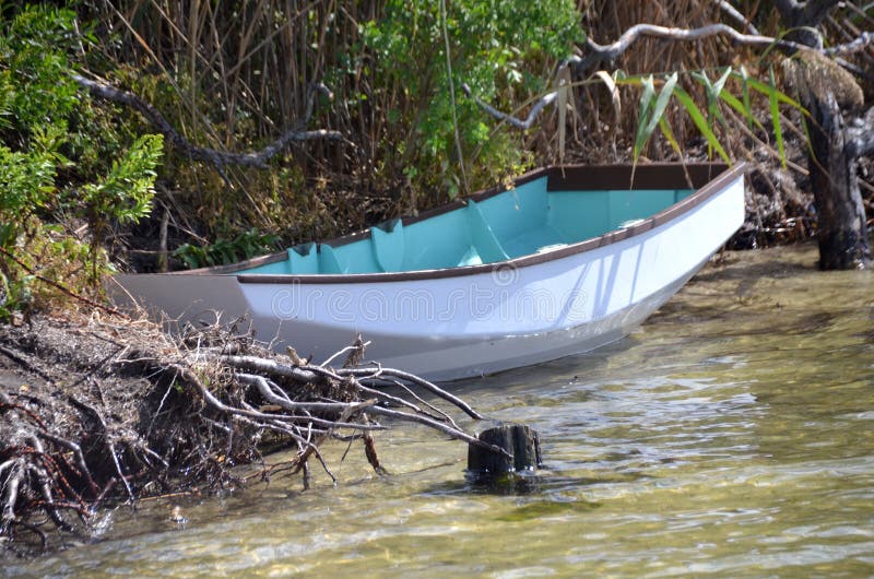 Pram Dinghy stock photo. Image of transom, blue, transport - 158980778