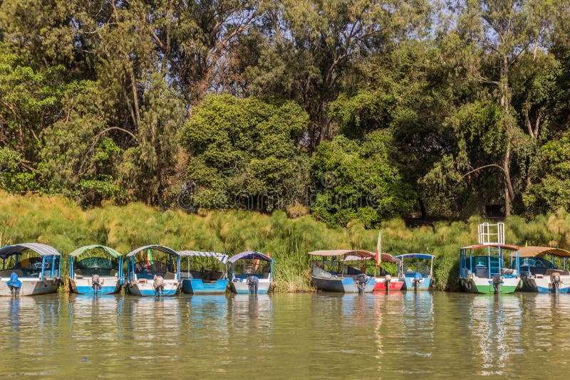 Small Boats in Bahir Dar, Ethiop Editorial Stock Photo - Image of ...