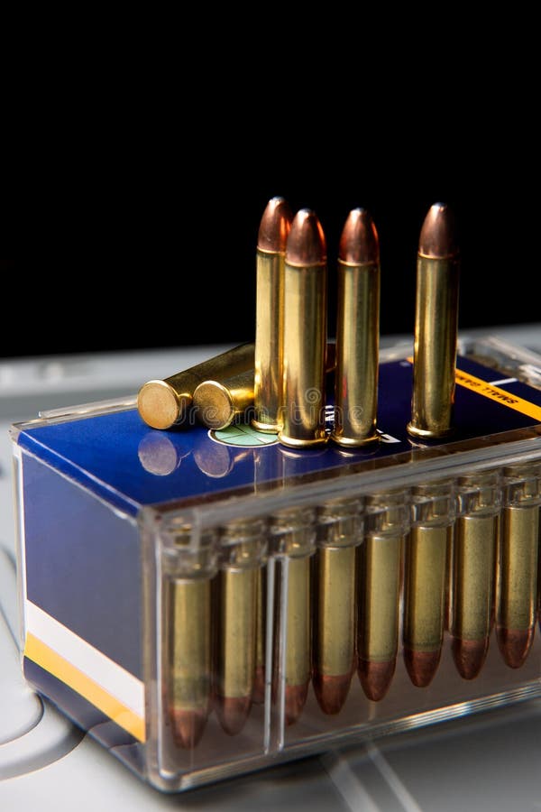 Ammunition for 22 Caliber Weapons. Small-bore Rifle Cartridges Stock ...