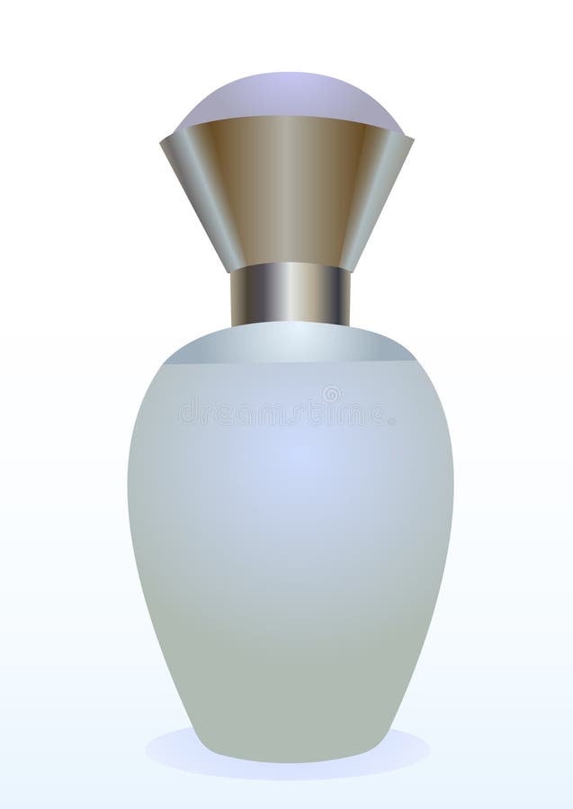 Small Bottle of a Perfume for Women Stock Vector - Illustration of ...