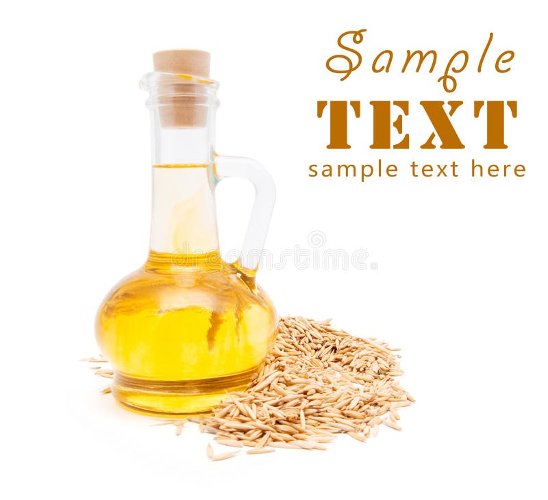 Small Bottle with Vegetable Oil Stock Photo - Image of backgrounds ...