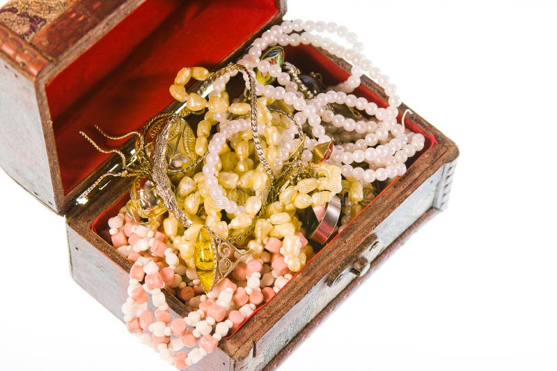 Small box with valuables stock photo. Image of precious - 28347926