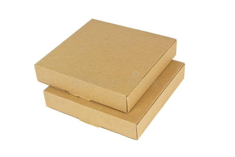 Small Boxes Isolated on White Stock Photo - Image of small, brown: 30377732