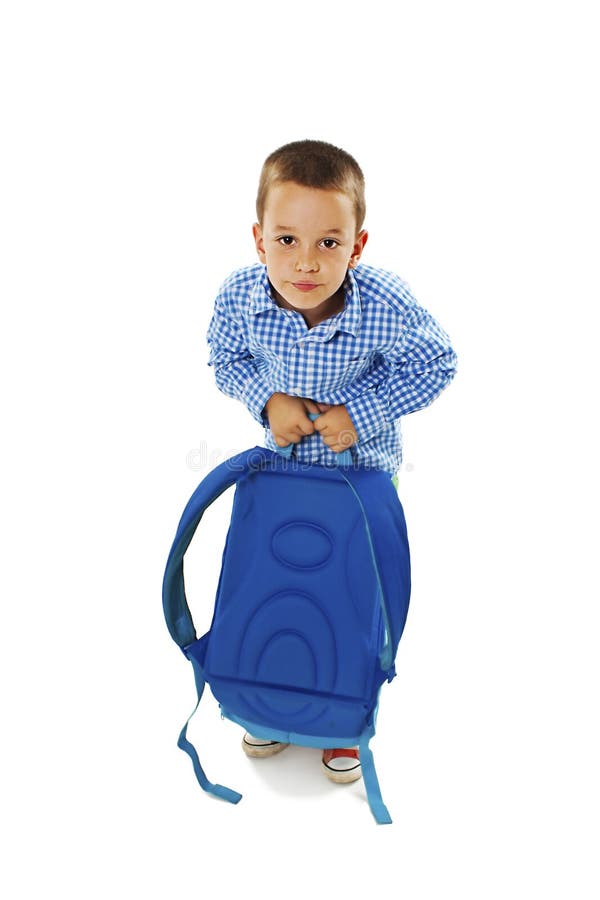 Carrying Heavy Schoolbag Stock Photos - Free & Royalty-Free Stock ...