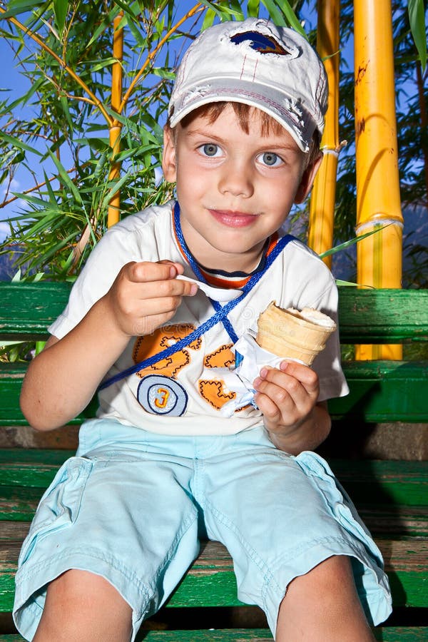 Small boy kid on nature editorial stock photo. Image of person - 26238843