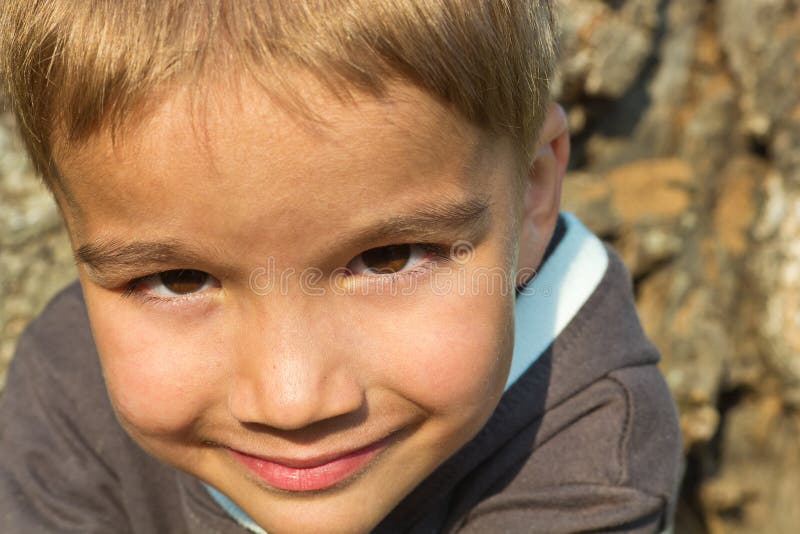 Small European Boy Lies on a Bean Bag Stock Image - Image of toddler ...