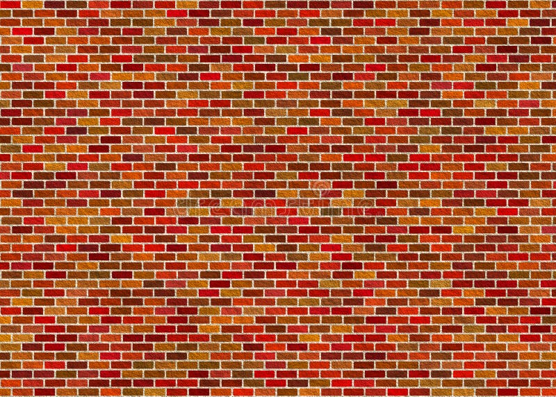 Small brick wall pattern stock illustration. Illustration of painted ...