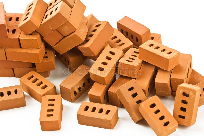 Bricks stock photo. Image of brick, stack, construction - 9636800