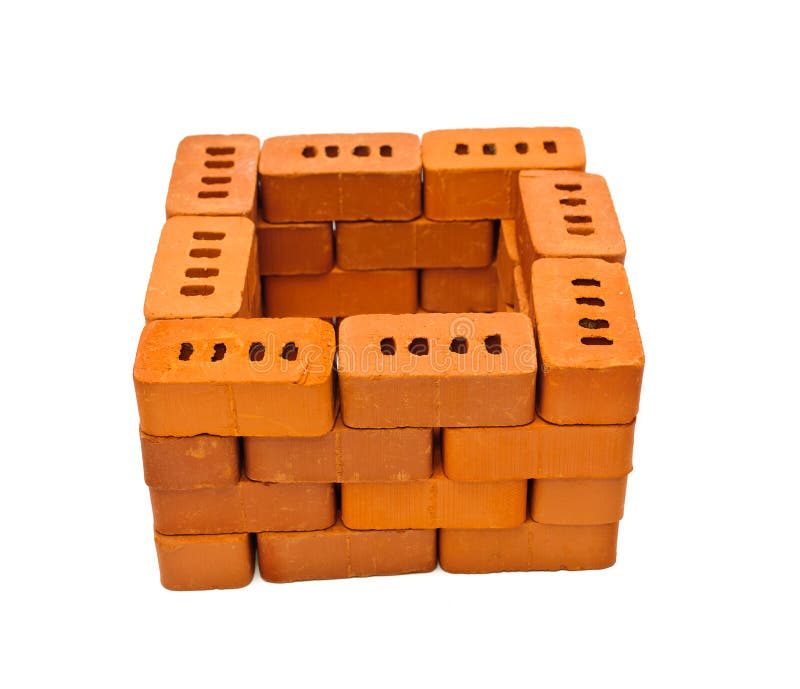 Small Bricks for Construction Stock Image - Image of single, stone ...