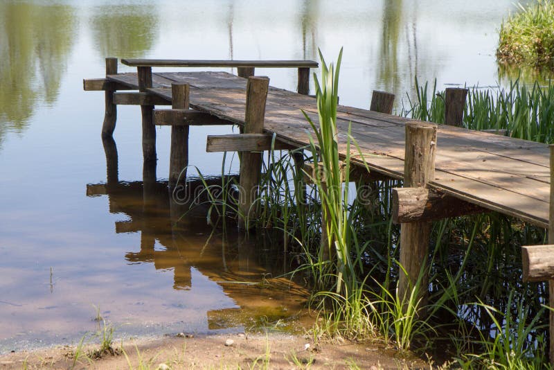 A small bridge stock photo. Image of beach, wooden, bridge - 93297866