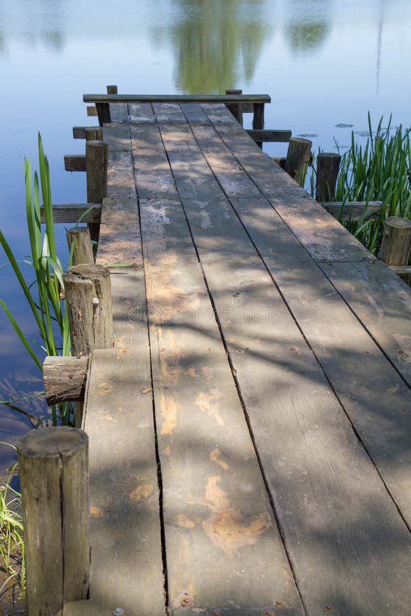 A small bridge stock image. Image of wooden, tranquil - 93297901