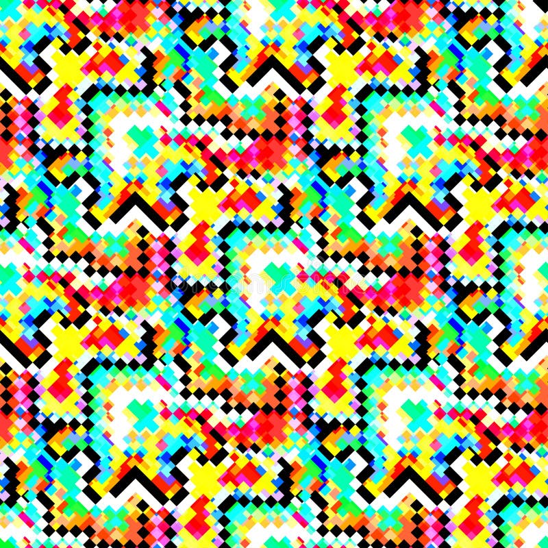 Small Bright Colored Polygons Seamless Geometric Background Stock ...