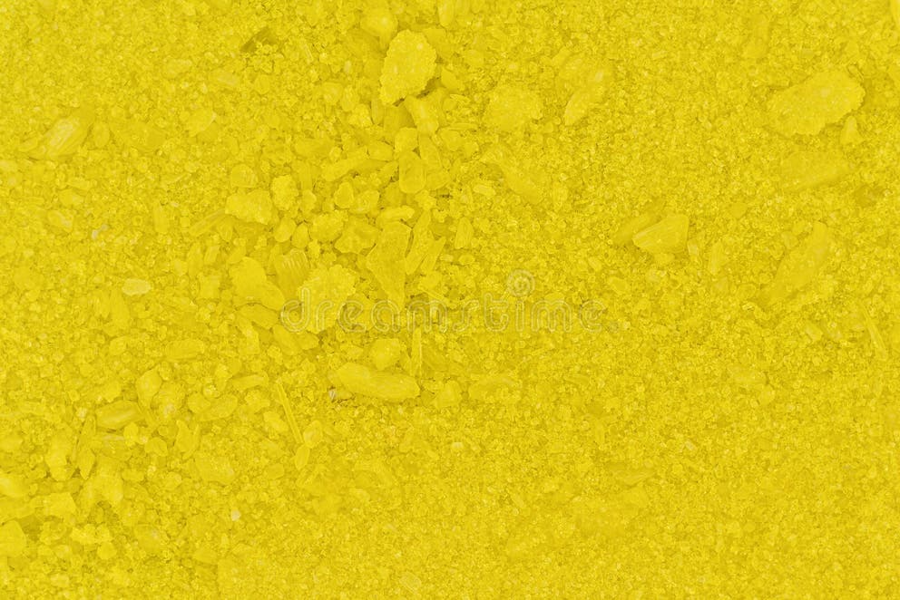 Small Bright Yellow Crystals of Sodium Chromate, Microscope Photo ...