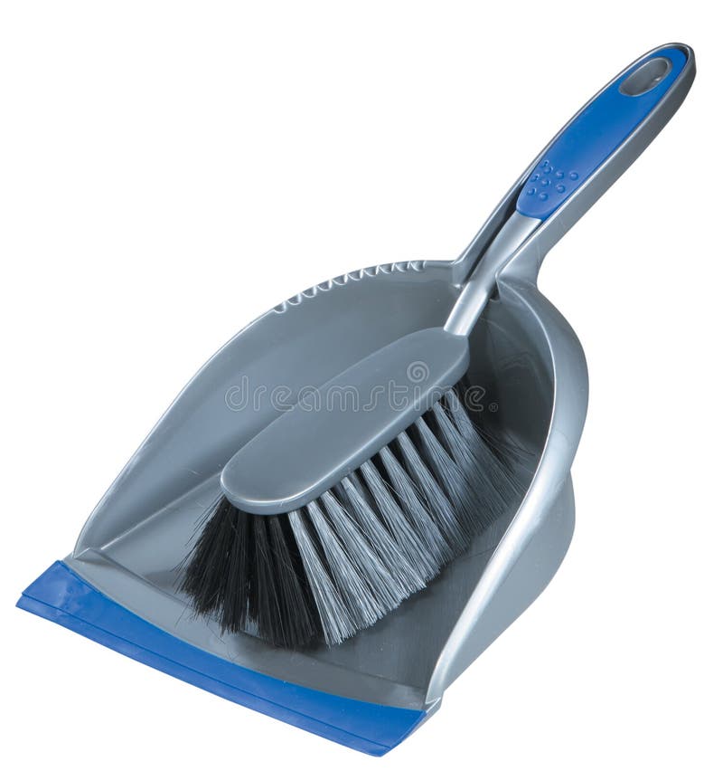 Small broom and dustpan stock photo. Image of shiny, plastic - 12138084