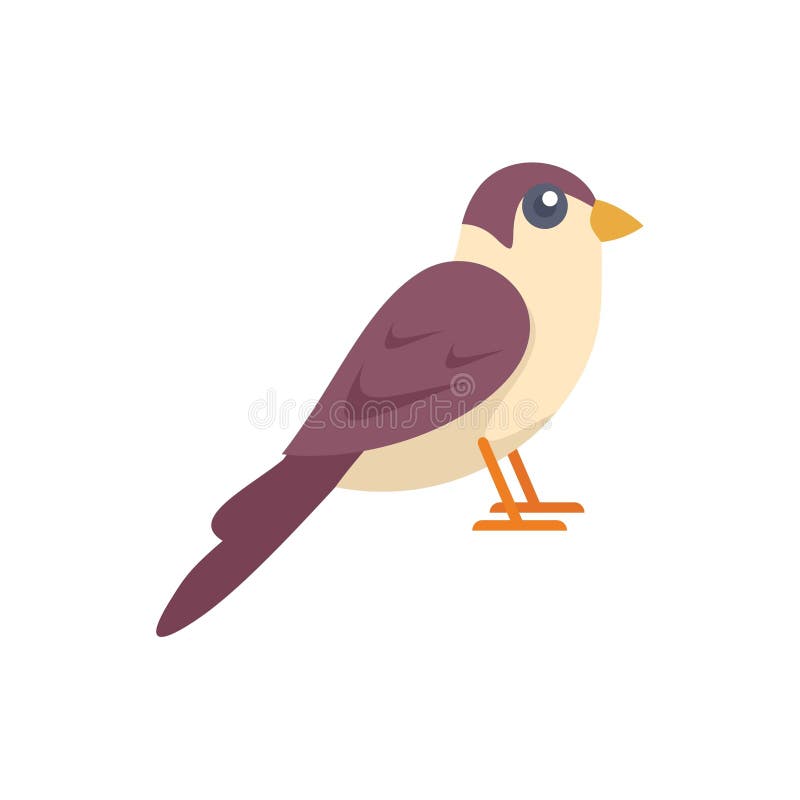 Small Brown and Beige Bird Standing Peacefully Side View Stock ...