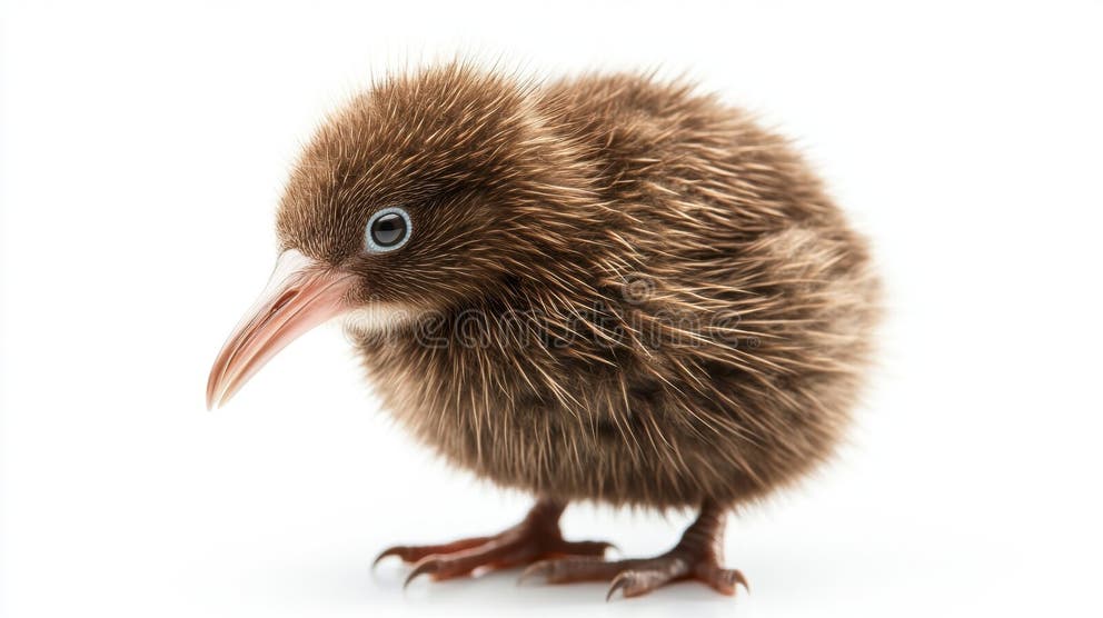 A Small Brown Bird with a Long Beak Stock Illustration - Illustration ...