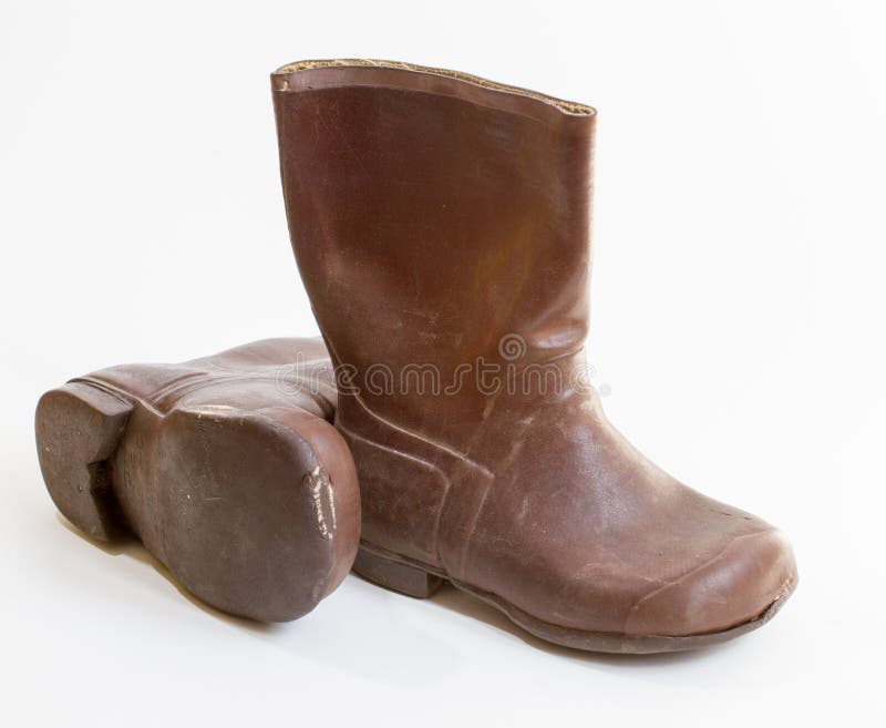 Old Shoes for Soccer and Soccer Ball Stock Image - Image of brown ...