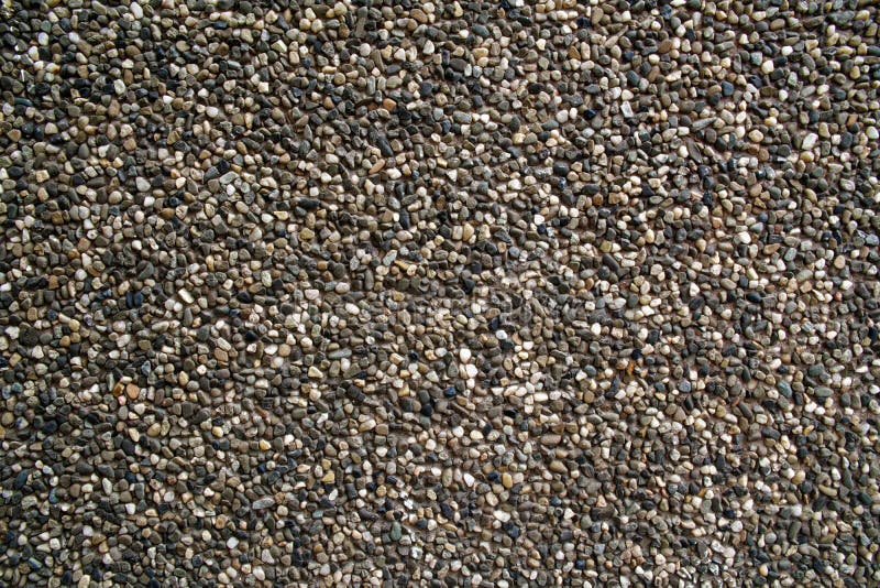 Small Brown Pebbles Create Nice Pattern, Gravel Texture Stock Image ...