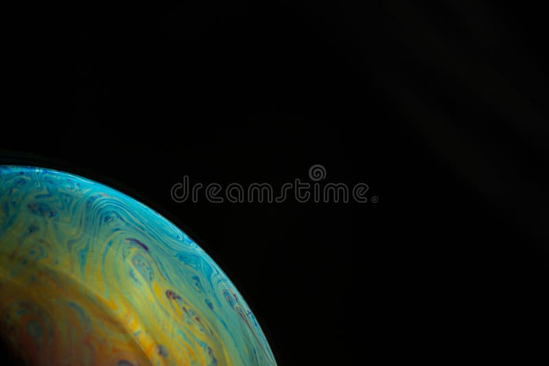 Small Bubble with the Appearance Gaseous Atmosphere Stock Photo - Image ...