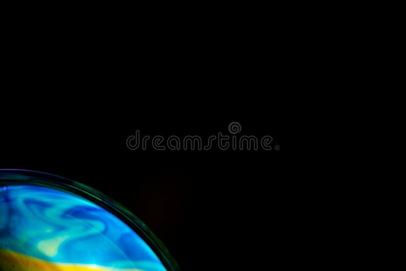 Small Bubble with the Appearance Gaseous Atmosphere Stock Image - Image ...