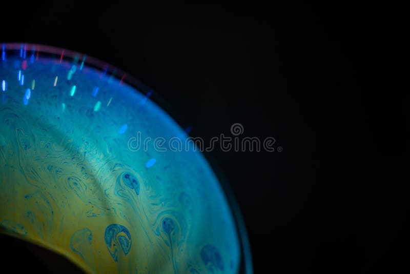 Small Bubble with the Appearance Gaseous Atmosphere Stock Photo - Image ...