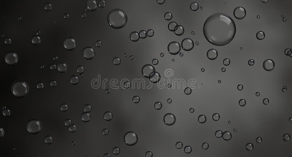 Small Bubble with Grayscale Abstract Background Stock Photo - Image of ...