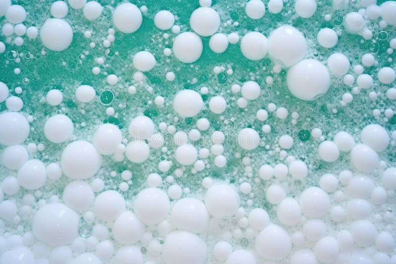 Small Bubbles of Bath Foam Captured from Above Stock Image - Image of ...