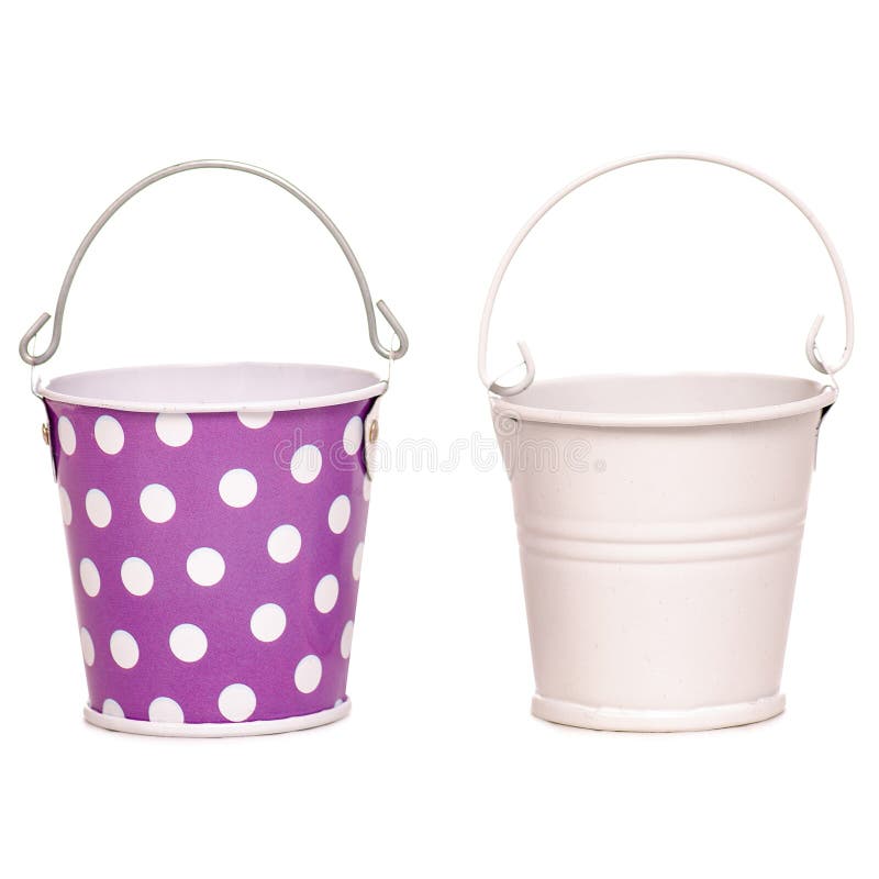 Small buckets decorative stock image. Image of housework - 116030731