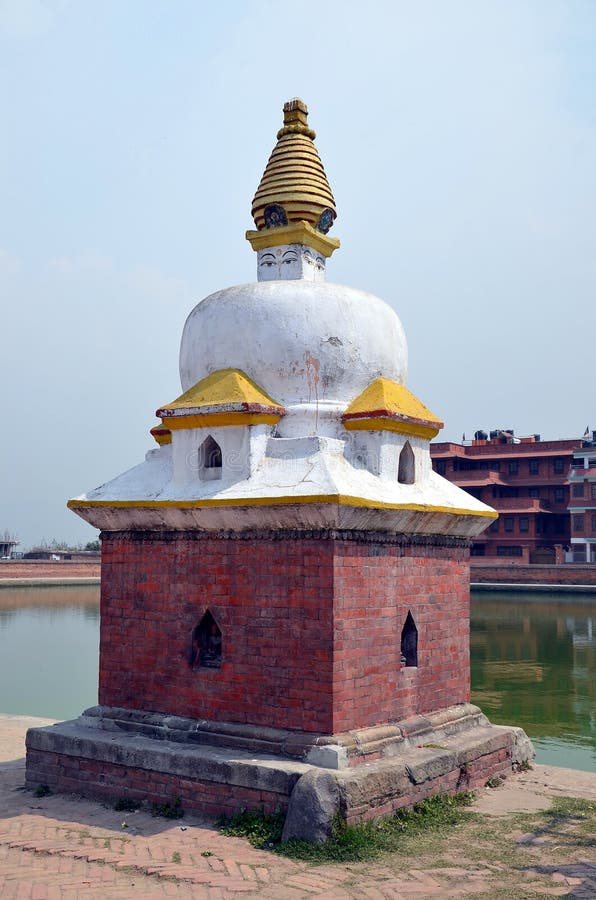 Buddhist stupa stock image. Image of bhaktapur, buddhas - 122333169