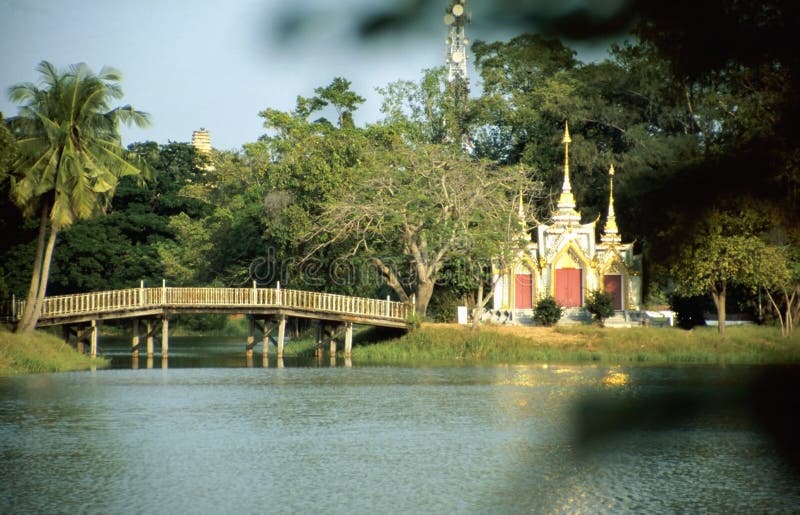 Small Buddhist Temple In Parc Area Picture. Image: 4385255