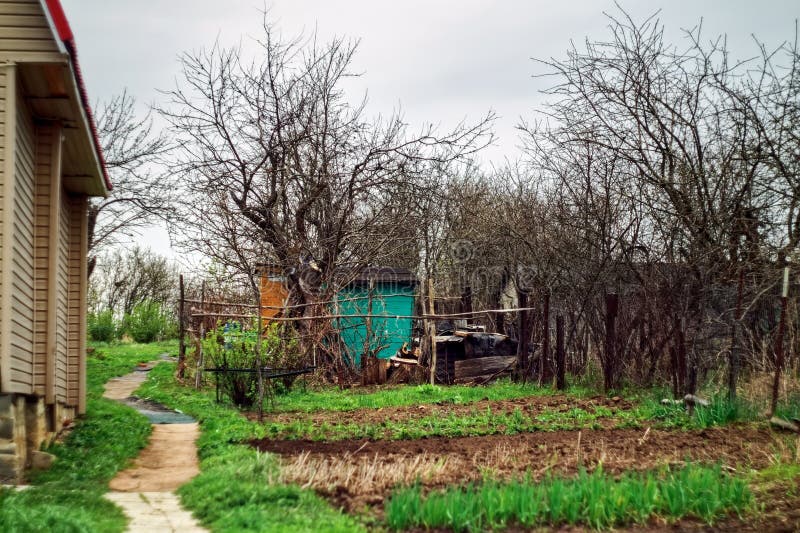 Small-build on a Rural Site Stock Photo - Image of home, nature: 218830730