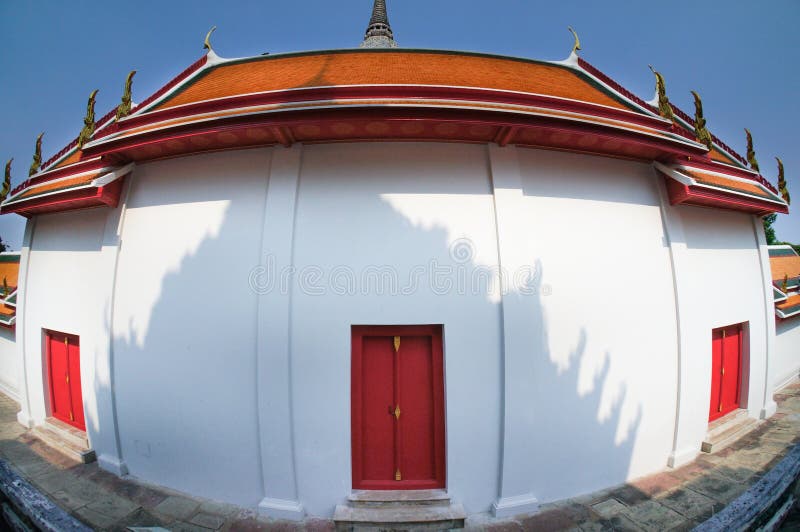 A Small Building in a Buddhist Temple Stock Image - Image of building ...