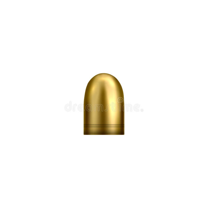Small Bullet Realistic Composition Stock Vector - Illustration of shot ...