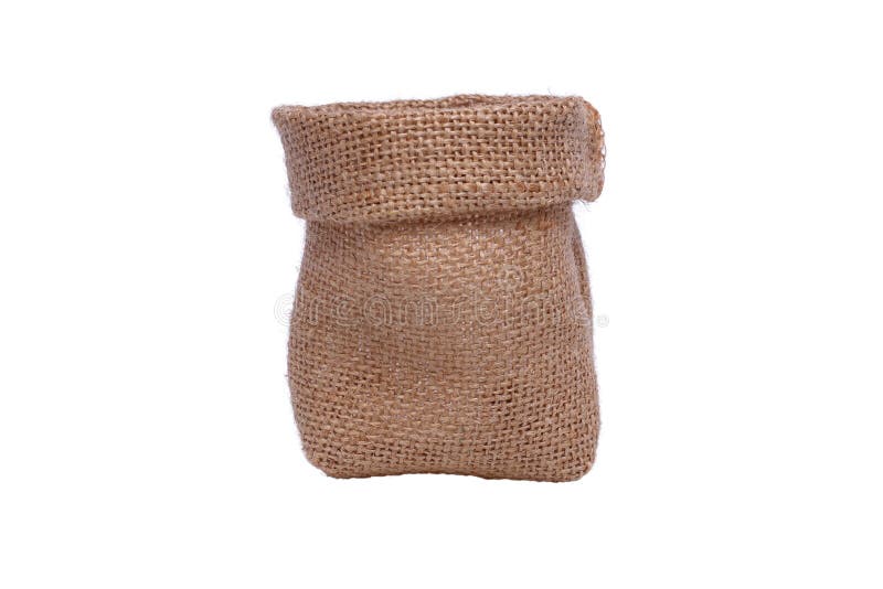 Small burlap sack stock photo. Image of sack, satchel - 20099054