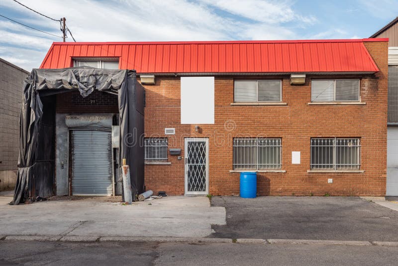 A Small Business Building Exterior Stock Image - Image of corporate ...