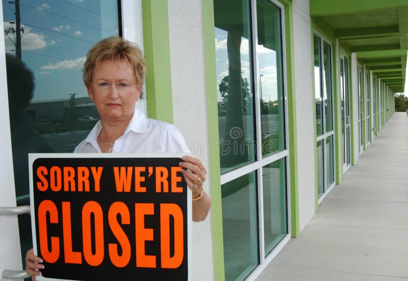 Small business closing stock image. Image of senior, depressed - 6803461
